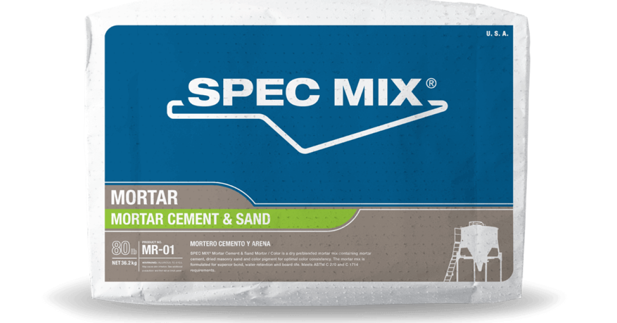 Spec Mix Type S Mortar Grout, Plain | Sharecost Rentals & Sales