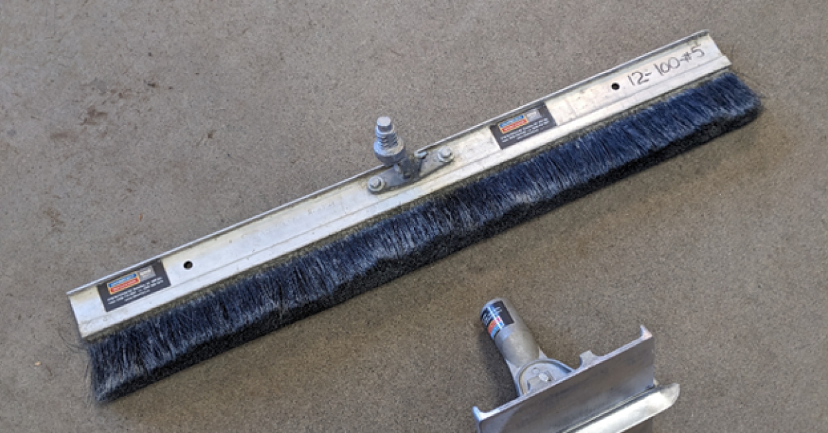 Concrete Broom or Groover | Sharecost Rentals & Sales