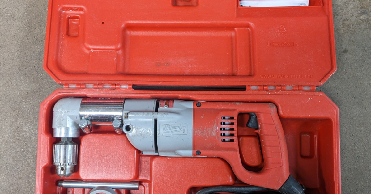 Drill Kit, 1/2″ chuck, “right-angle” | Sharecost Rentals & Sales